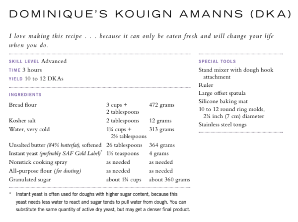 Chef Dominique Ansel's DKA Recipe - Frenchly