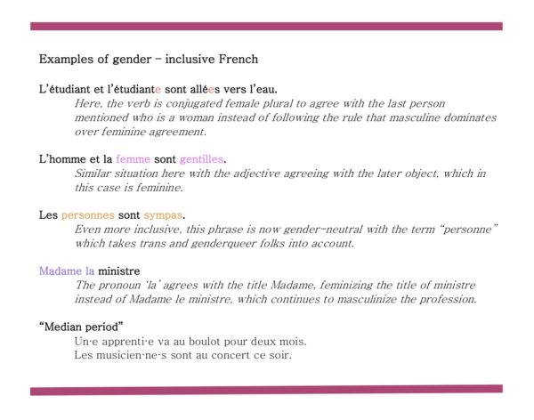France Claims Its Language is Already Gender-Inclusive. History Shows ...